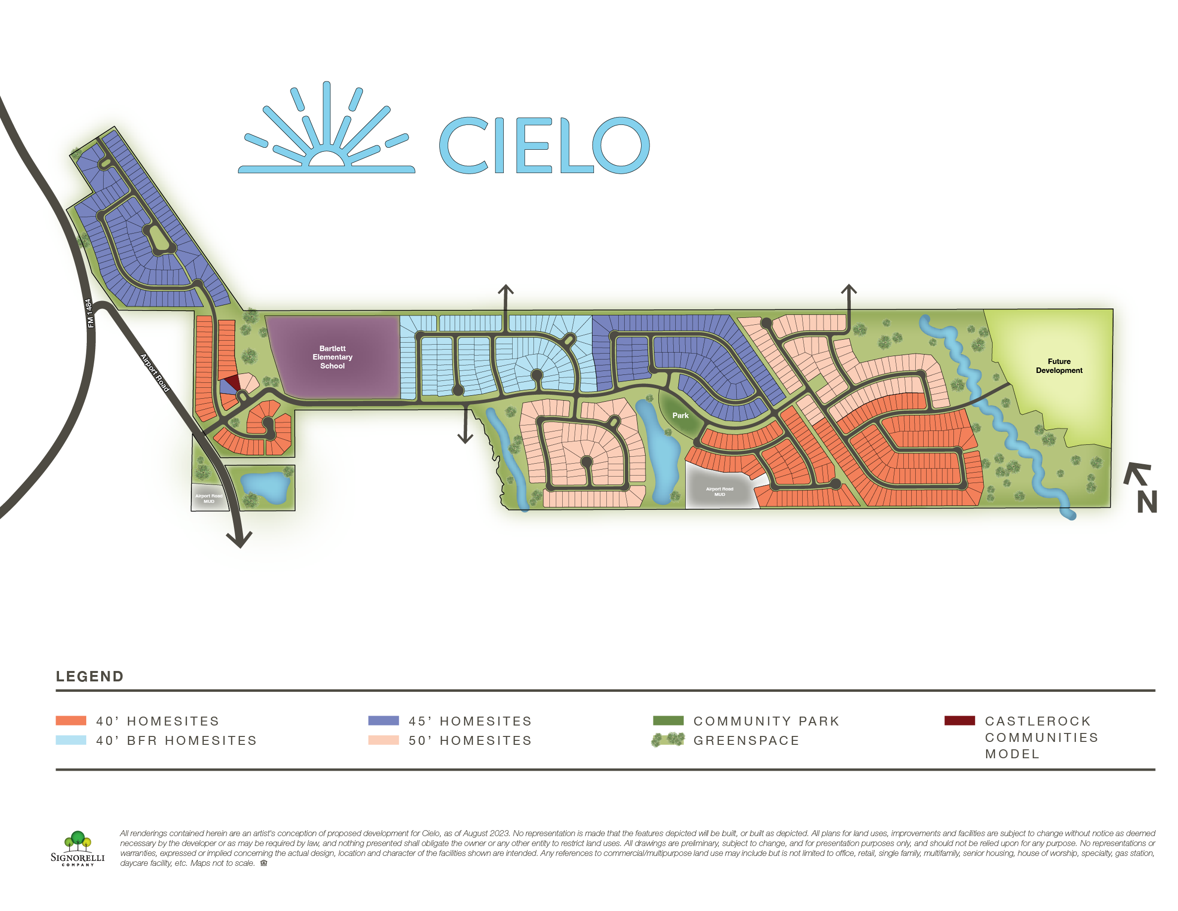 Master Planned Community of New Homes in Conroe, TX - Cielo